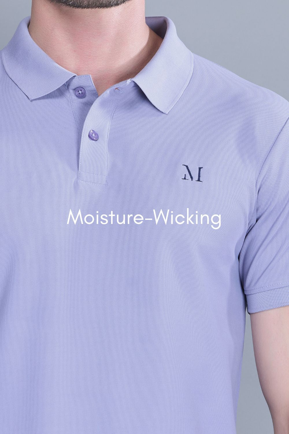 Smart Tech Polo T-shirt - Cosmic sky