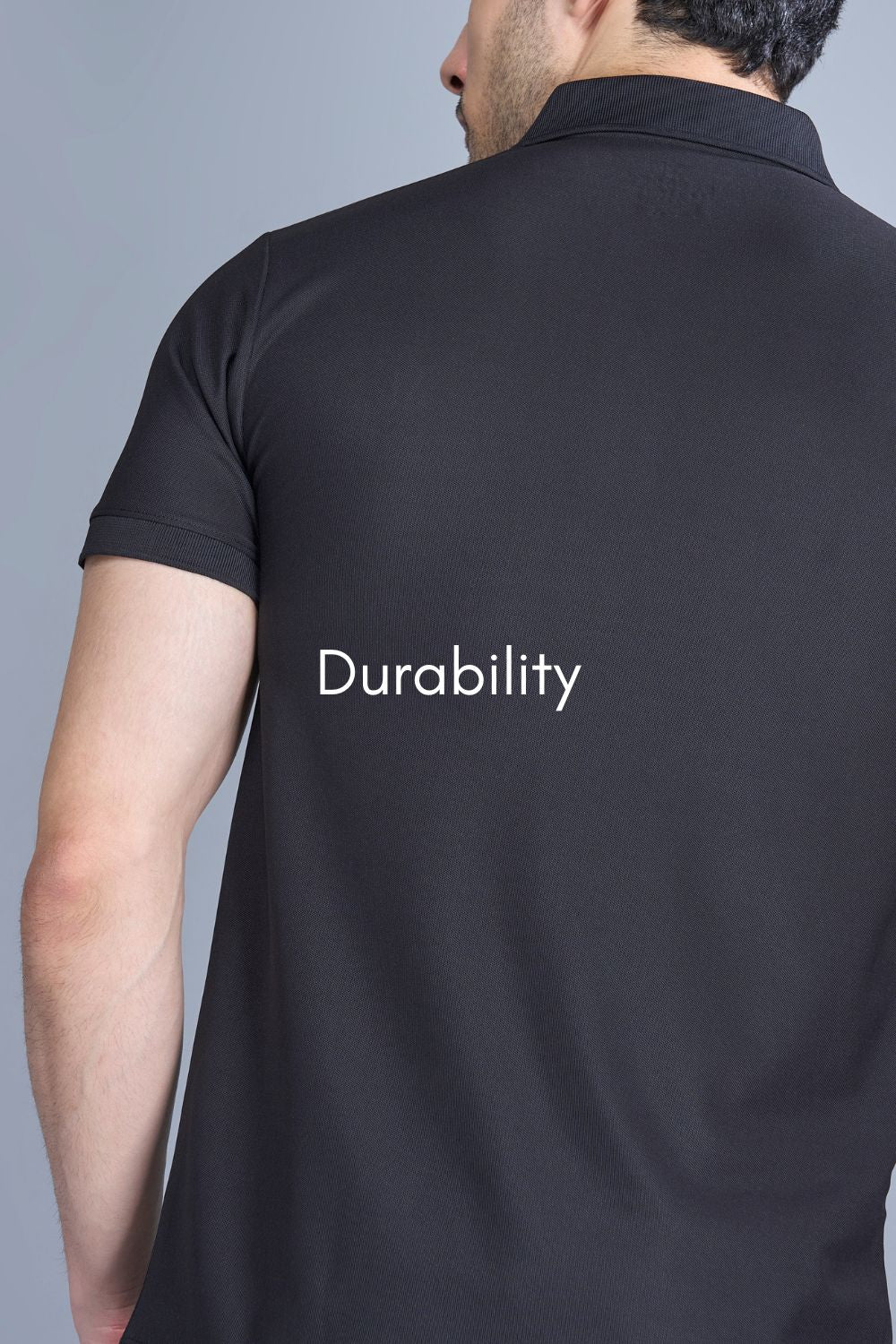 Smart Tech Polo T-shirt - Black